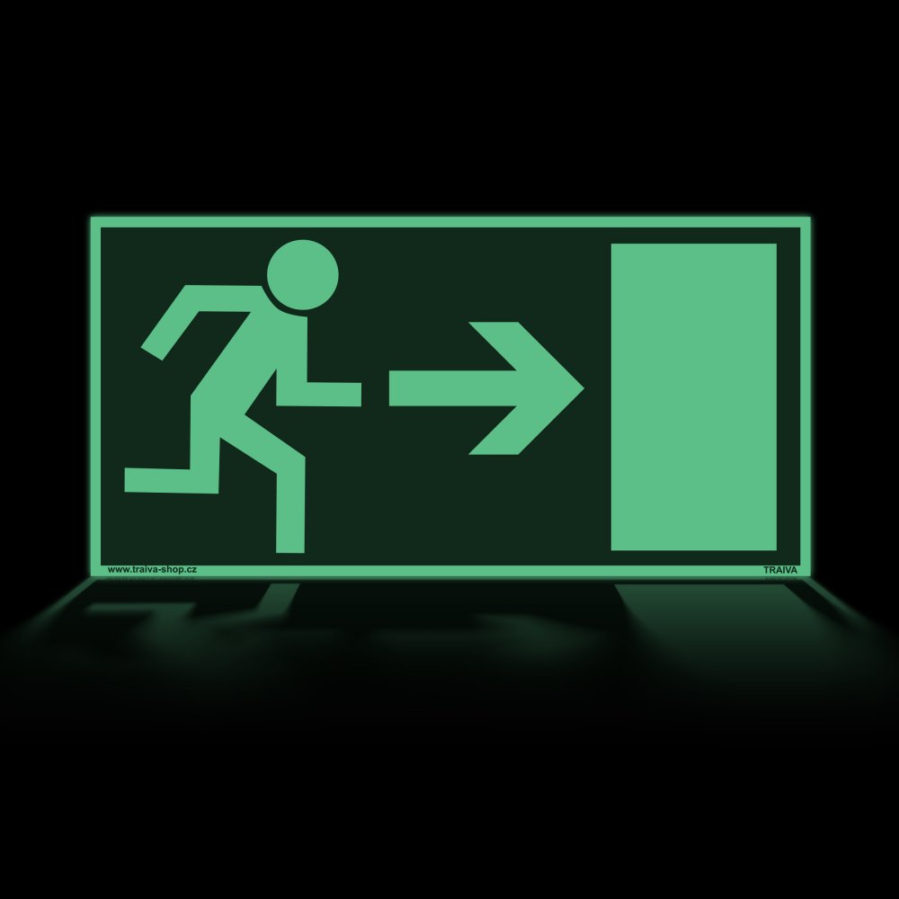 Escape exit on the right | E-safetyshop.eu