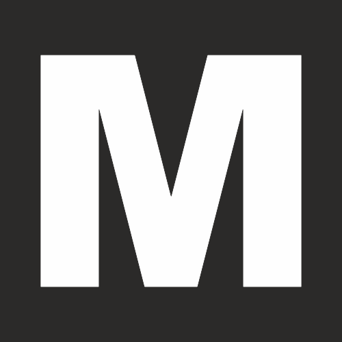 Letter "M" horizontal signage template | E-safetyshop.eu