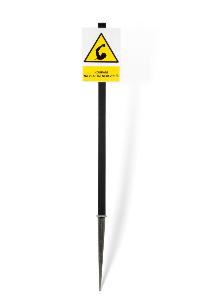 Post for attaching safety plates | E-safetyshop.eu