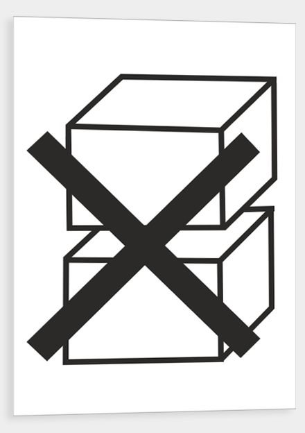 Packaging marking Do not stack - pictogram | E-safetyshop.eu