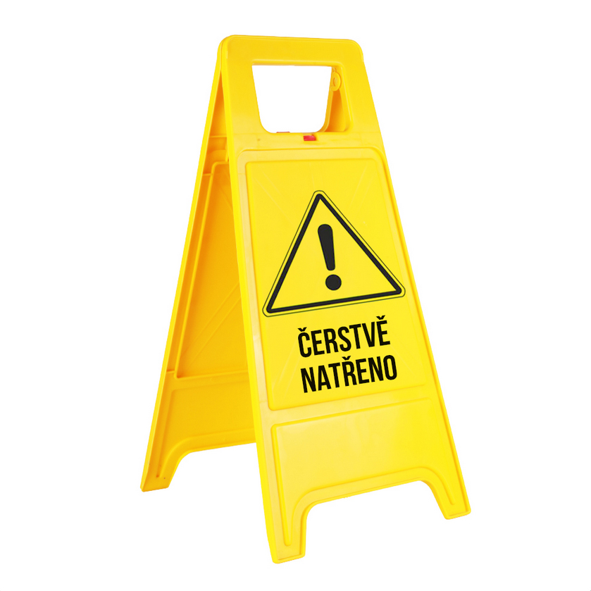 Warning stand - A, Freshly painted | E-safetyshop.eu