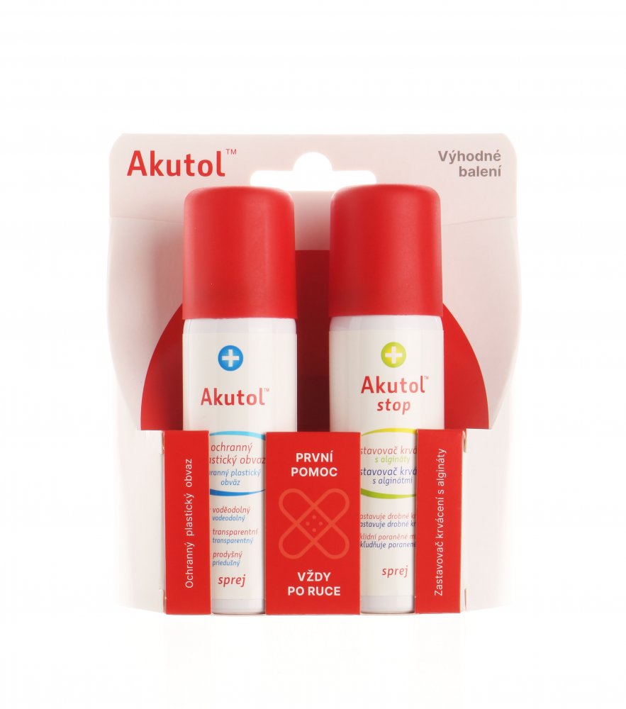 Akutol spray + Akutol stop spray, DUOPACK (2x60 ml) | E-safetyshop.eu