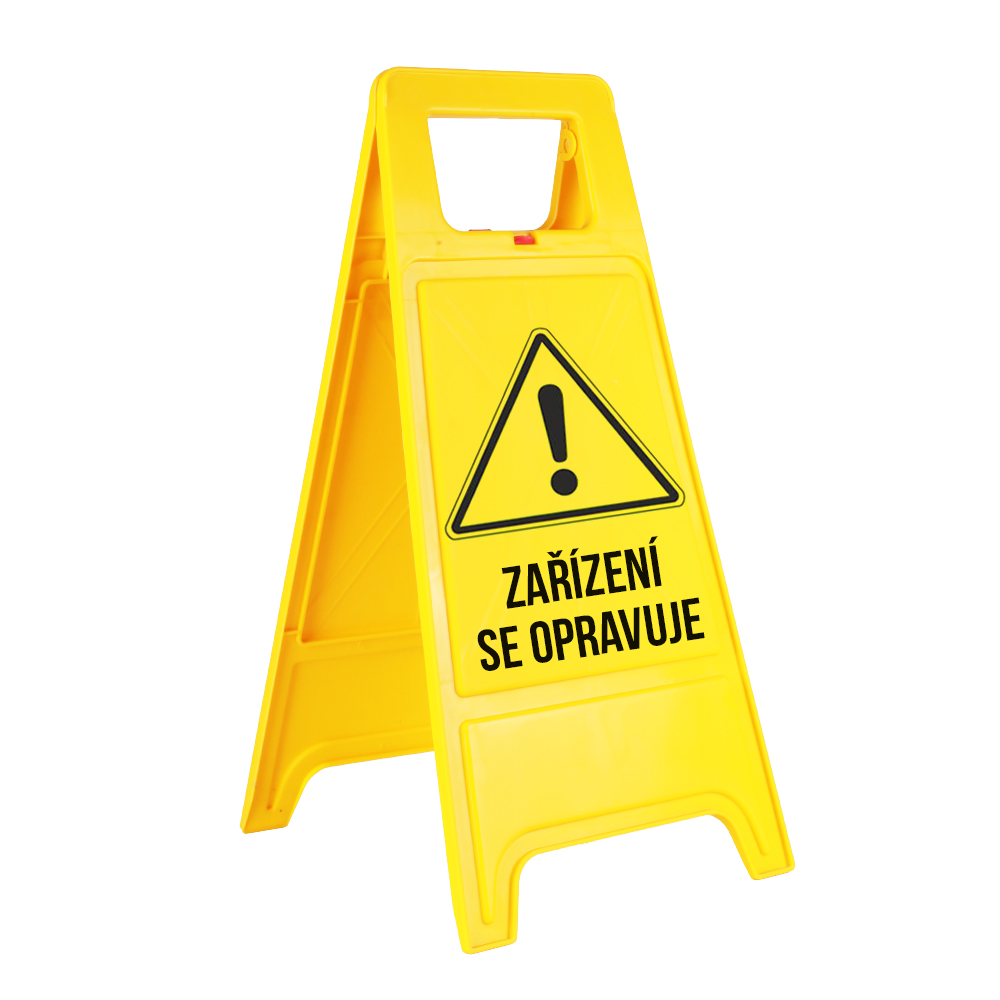 Výstražná cedule Pozor kluzká podlaha, áčko | Traiva-shop